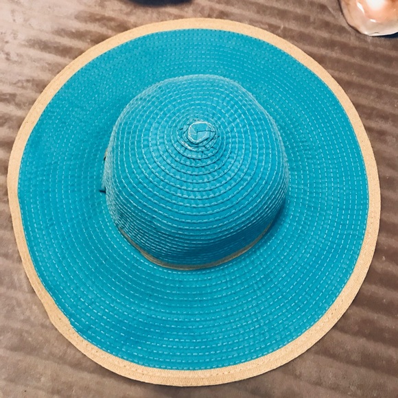 Caribbean Joe | Accessories | Caribbean Joe Ladies Turquoise Sun Hat ...